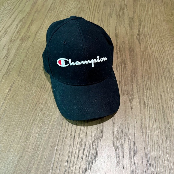 Champion | Accessories | Mens Black Champion Adjustable Hat | Poshmark
